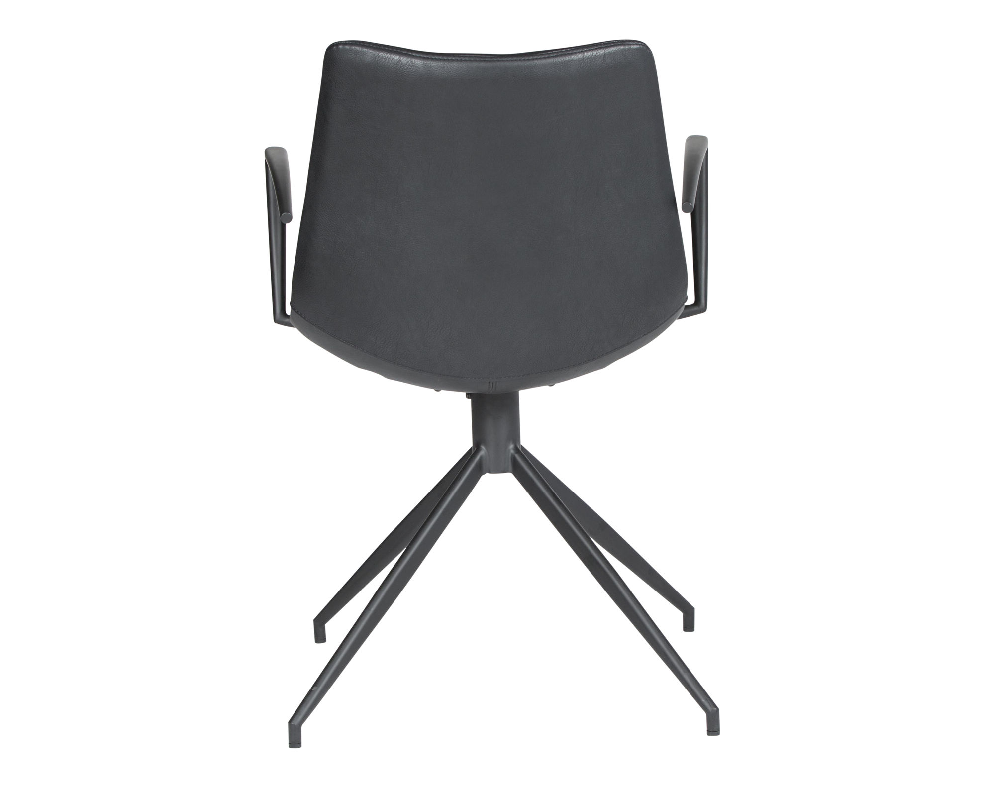 DOWN STOL SORT STEL SORT VINTAGE PU | Bo•Bedre | Møbler og ...