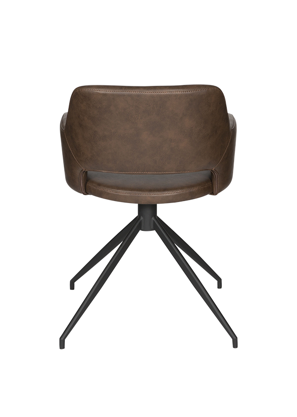 GEMINI STOL, BRUN/SORT